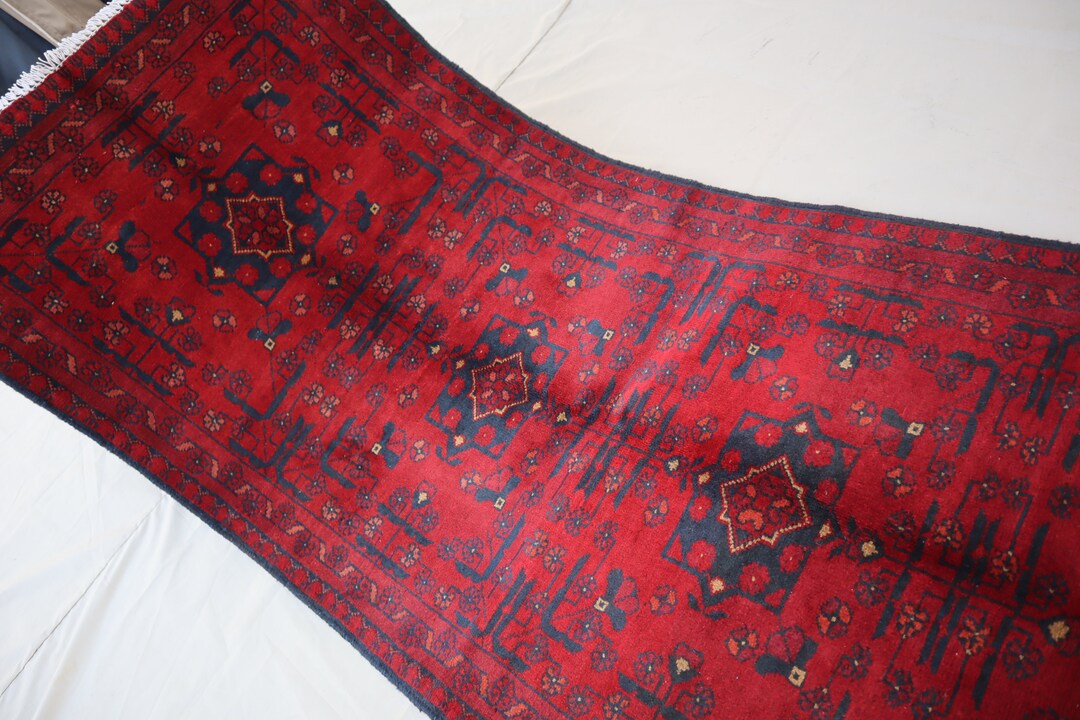 7 Ft Runner Rug- Afghan Antique Khal Mohammedi Bukhara Runner Rug 2'7x6 ...