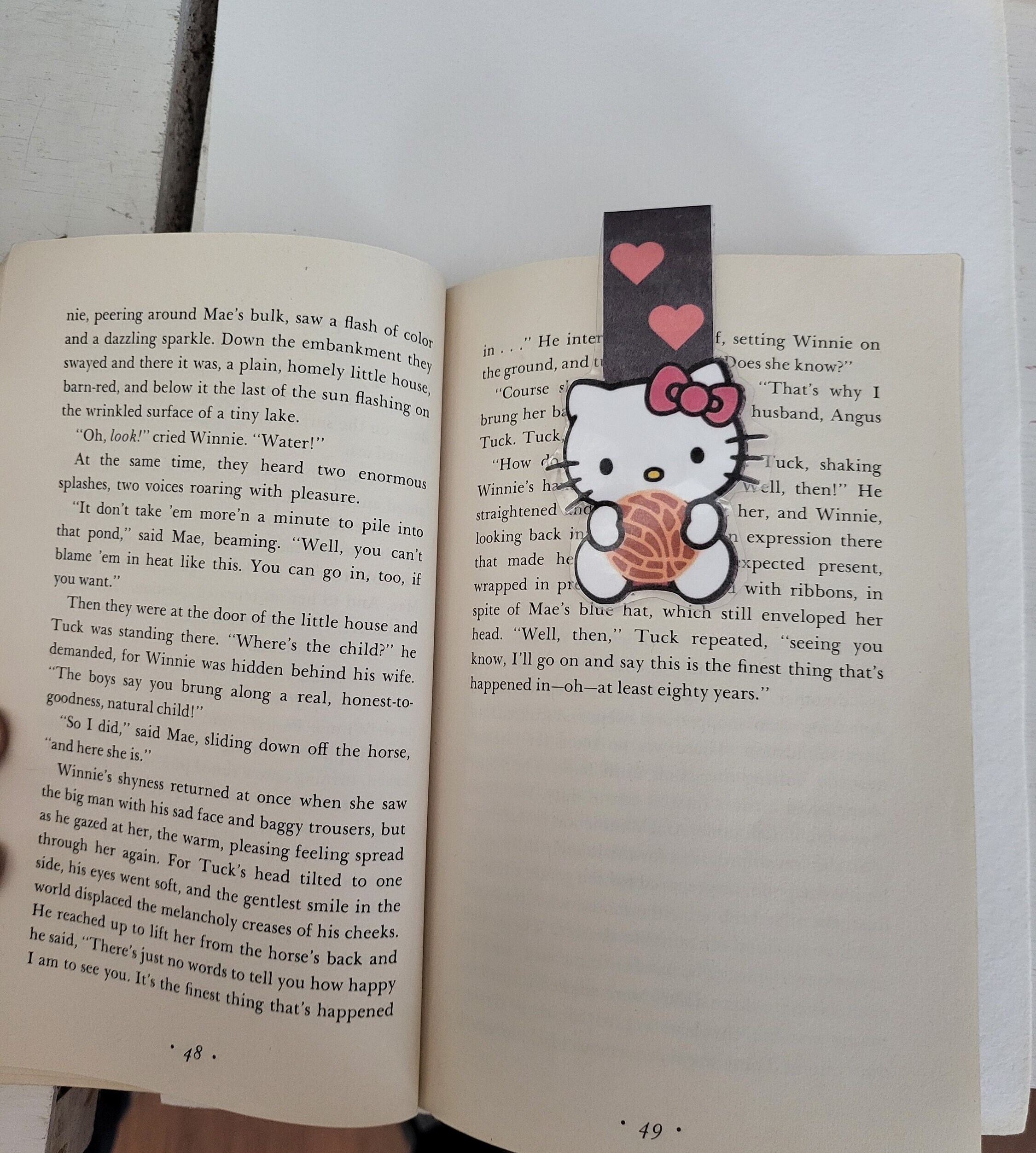 Cute Kitty Bookmarker Magnetic Laminated. Page Holder Hello Birthday ...