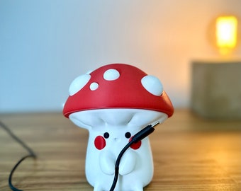 Cute Mushroom Cable Holder Custom Colour Mushroom Treasure Box Office ...