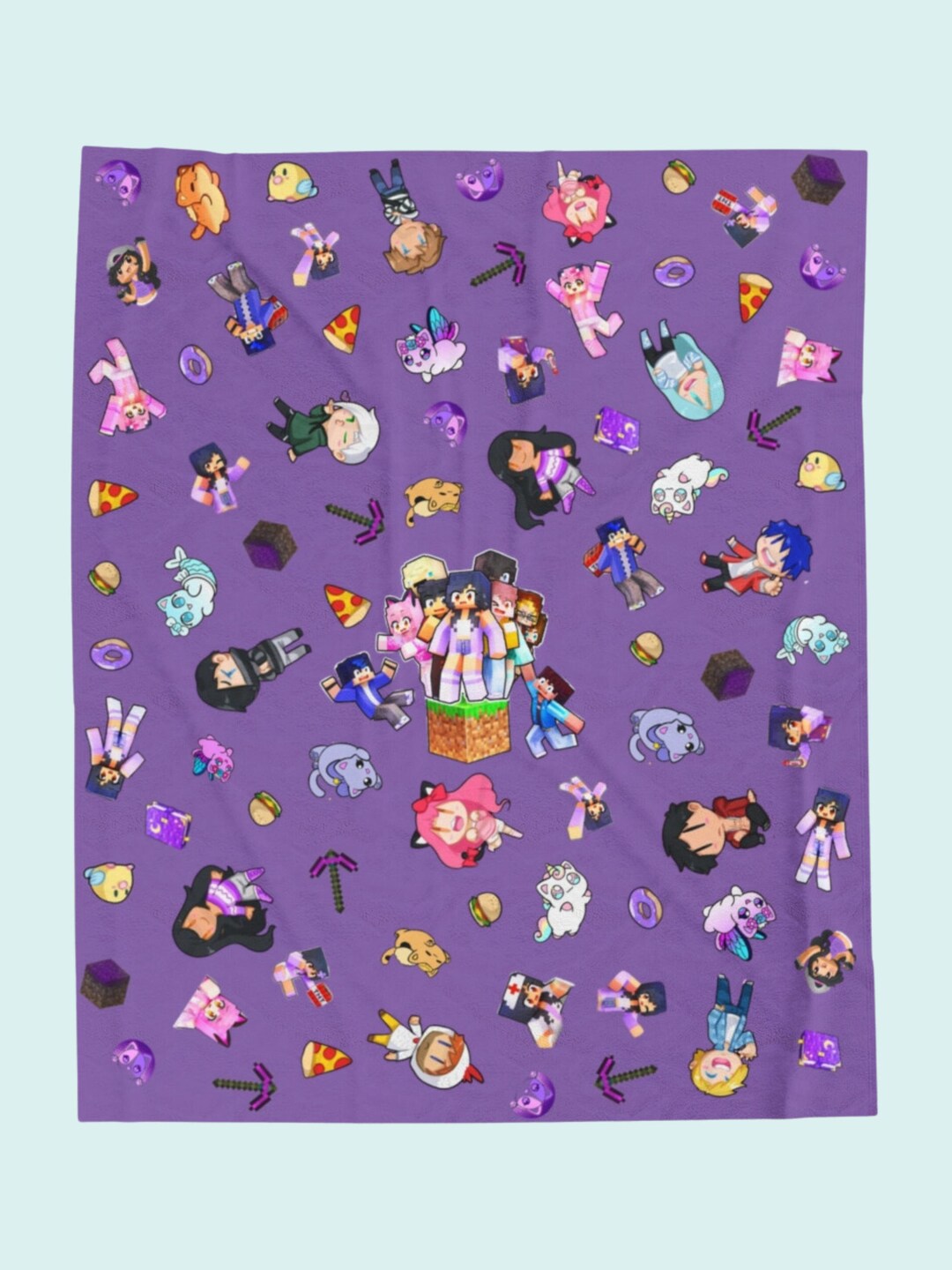 Aphmau Blanket/aphmau Gifts/aphmau Merch/tween Gifts/minecraft Gifts ...