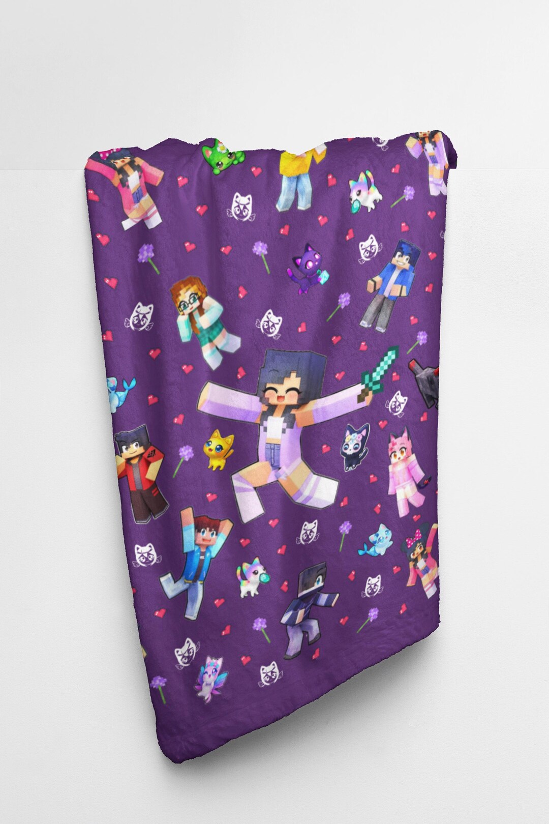 Aphmau Blanket/ Aphmau Gifts/ Aphmau Merch/ Minecraft Aphmau Gifts ...