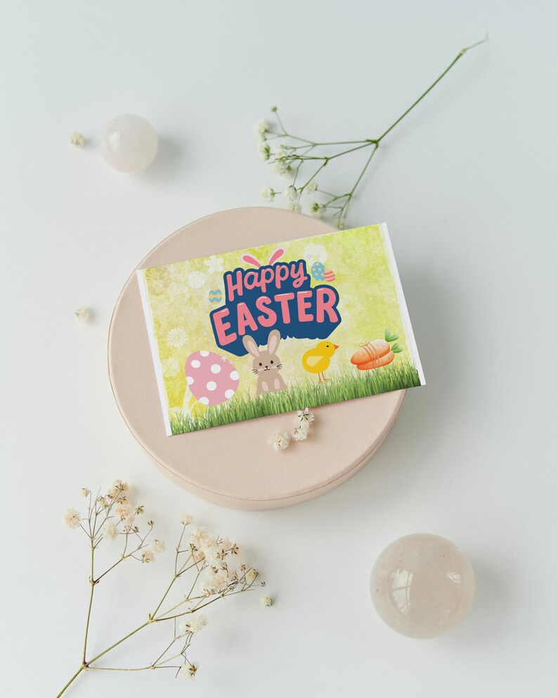 Happy Easter Cards Printable - Etsy
