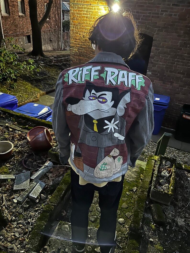 Riff Raff Underdog Custom Denim Jacket - Etsy
