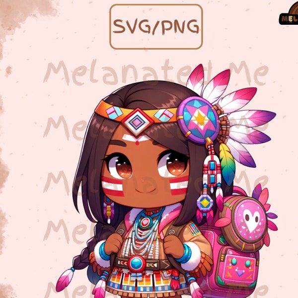 Native American Clipart, Native Woman Svg, Indian Png Designs, Indian ...