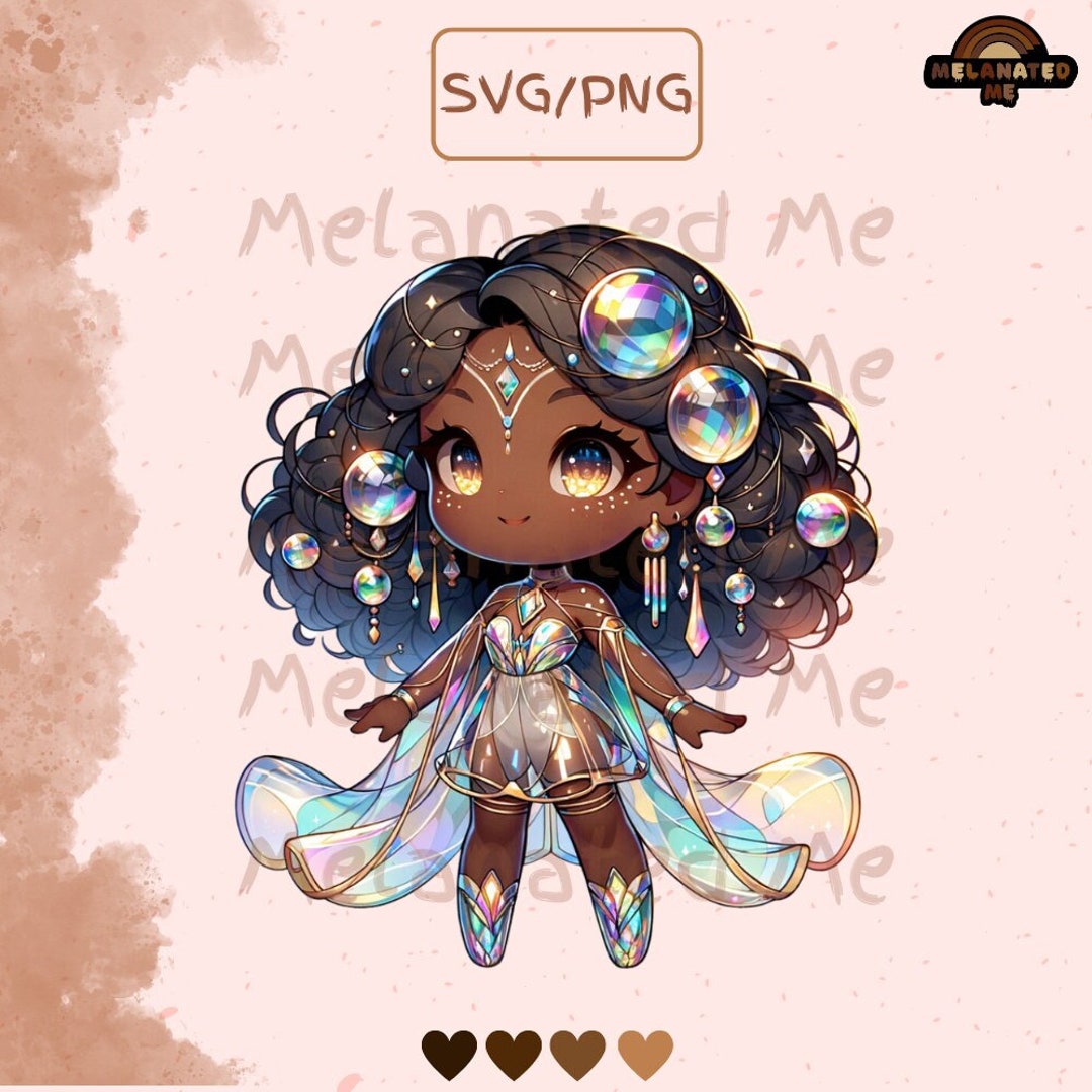 Cute Black Girl, Black Girl PNG, Black Princess, Cute Girls Png ...