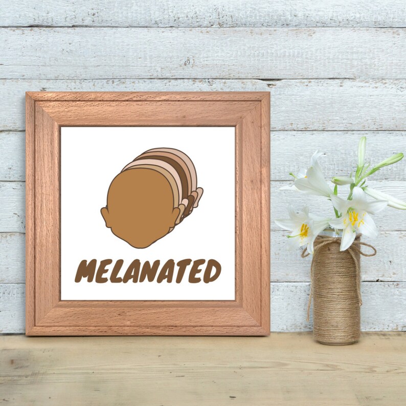 Melanin Shade Heads SVG/PNG,/ Afro Designs / Melanin Lips / Melanin Art ...