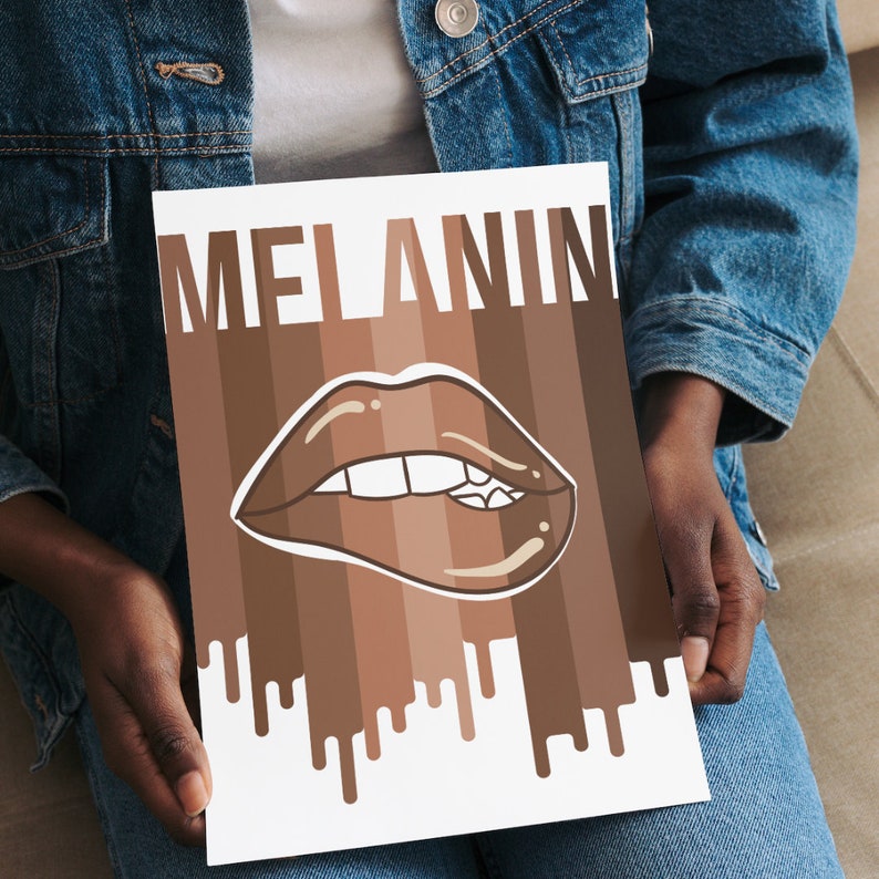 Melanin SVG/PNG, Black Art / Afro Designs / Melanin Lips / Melanin Art ...