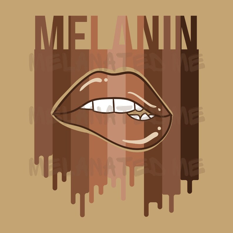 Melanin SVG/PNG Black Art / Afro Designs / Melanin Lips / - Etsy