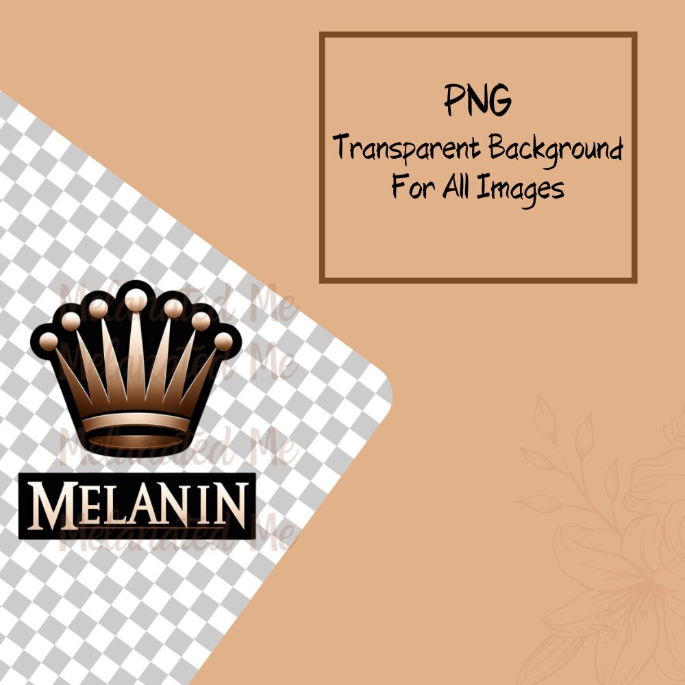 Melanin SVG/PNG, Black Art / Afro Designs / Melanin Crown / Melanin Art ...