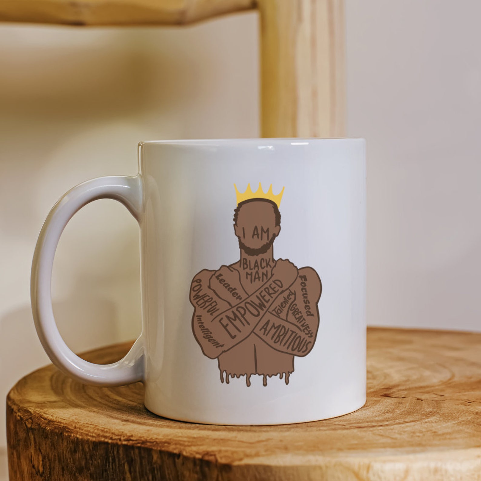 Black King SVG/PNG, Black Man Svg / Afro Man Png / Empowered Black Man ...