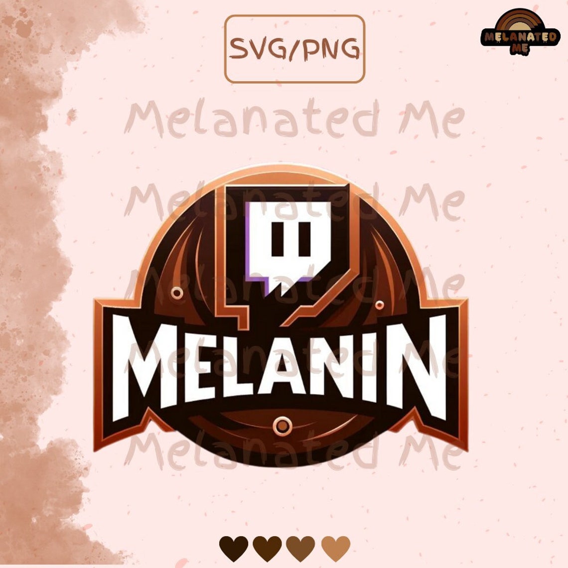 Melanin SVG/PNG, Black Art / Afro Designs / Melanin Twitch / Melanin ...