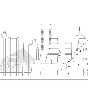 Belgrade Skyline Print. Belgrade City Skyline Line Art. Instant ...