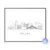 Savannah Skyline Print. Savannah Georgia City Skyline Line Art. Instant ...