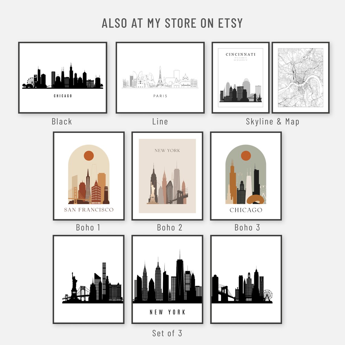Austin Skyline Print. Austin TX City Skyline Line Art. Instant - Etsy