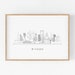Riyadh Skyline Print. Riyadh, Saudi Arabia City Skyline Line Art ...