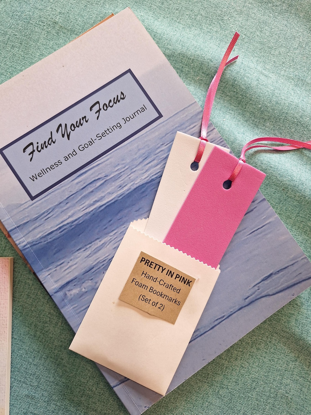 PRETTY IN PINK Foam Bookmark Set of 2, With Packet. - Etsy