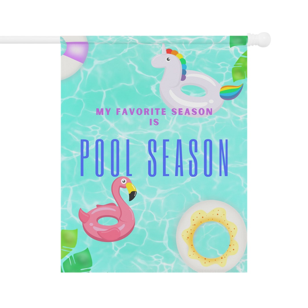 Pool Seasom Flag - Etsy