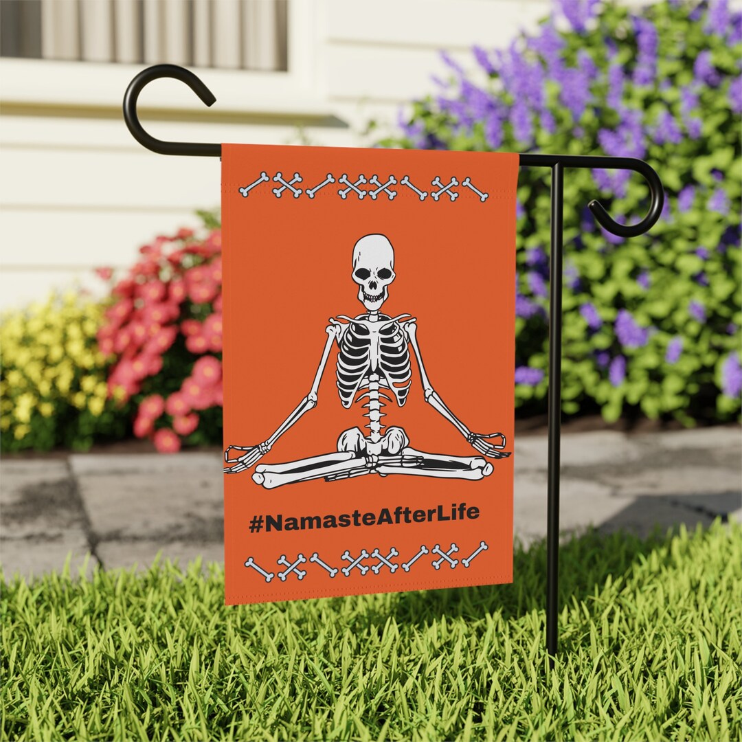 Namaste After Life Garden Flag - Etsy