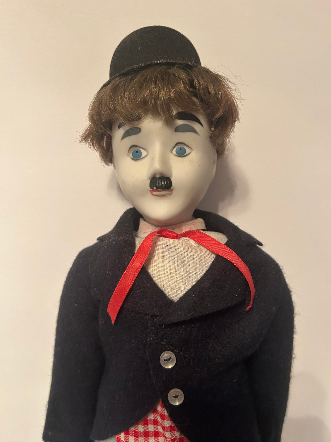 Vintage Porcelain Charlie Chaplin Doll - Etsy Vintage Porcelain Charlie Chaplin Doll - Etsy