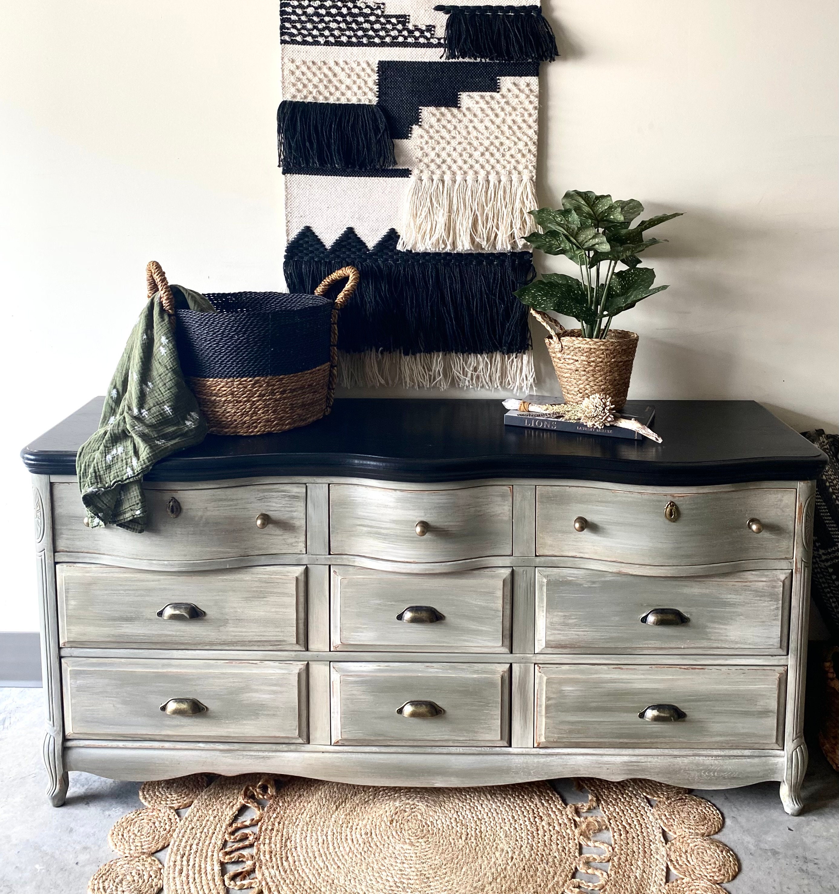 Grey Dresser Etsy UK