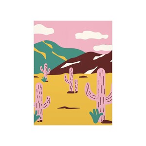 Colorful Landscapes 5 - Premium Matte Vertical Poster - Etsy