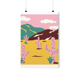 Colorful Landscapes 5 - Premium Matte Vertical Poster - Etsy