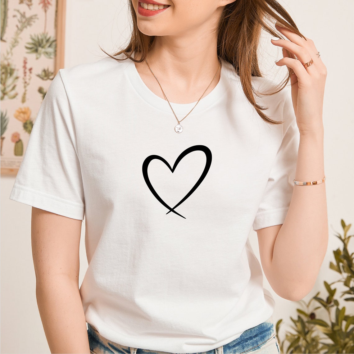 Hand Drawn Heart SVG Curvy Heart SVG Script Heart SVG Heart Outline Svg ...