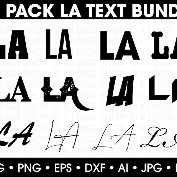 Los Angeles Font - Etsy