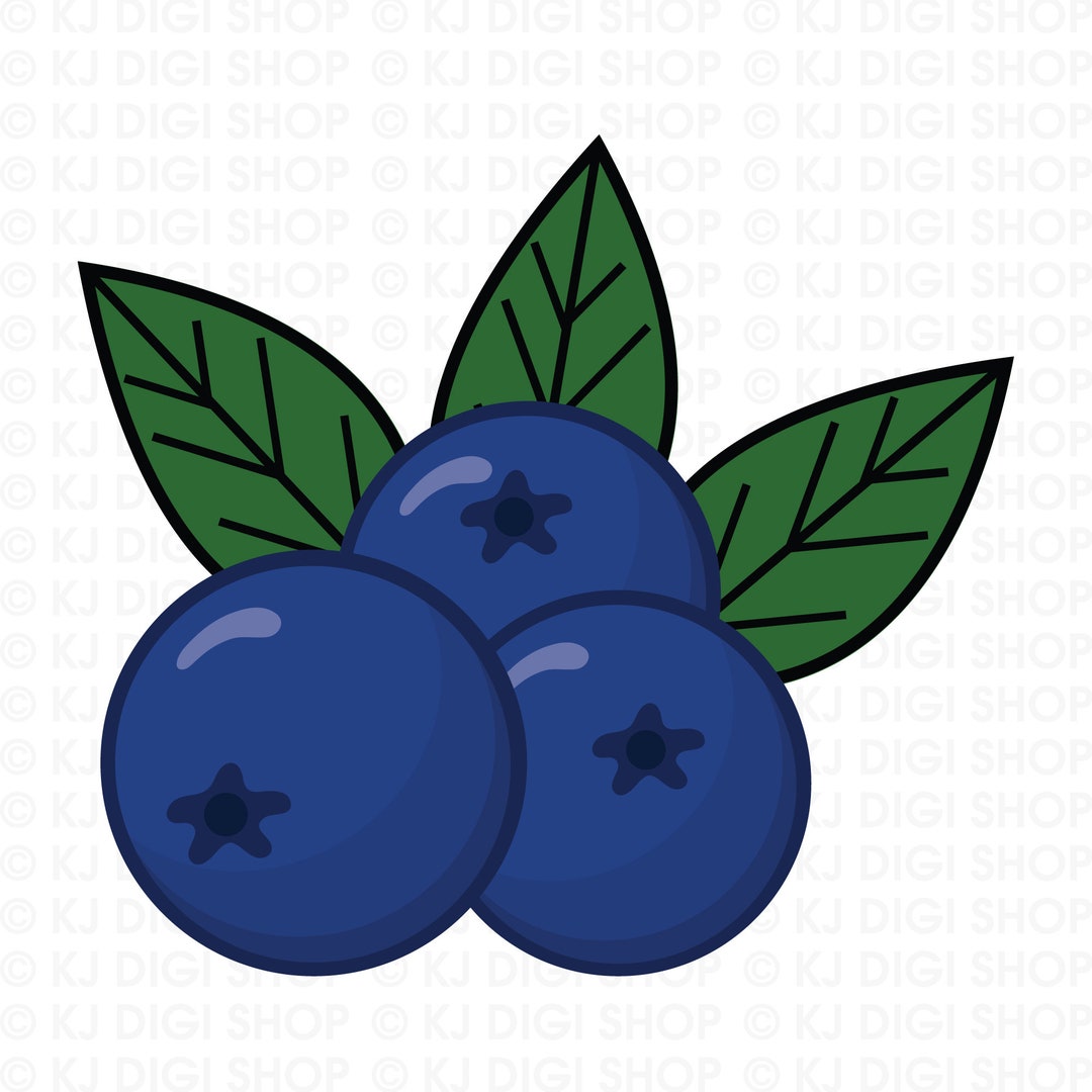 Blueberries Svg Blueberry Clipart Vector Blueberry Clipart Berry Cut ...
