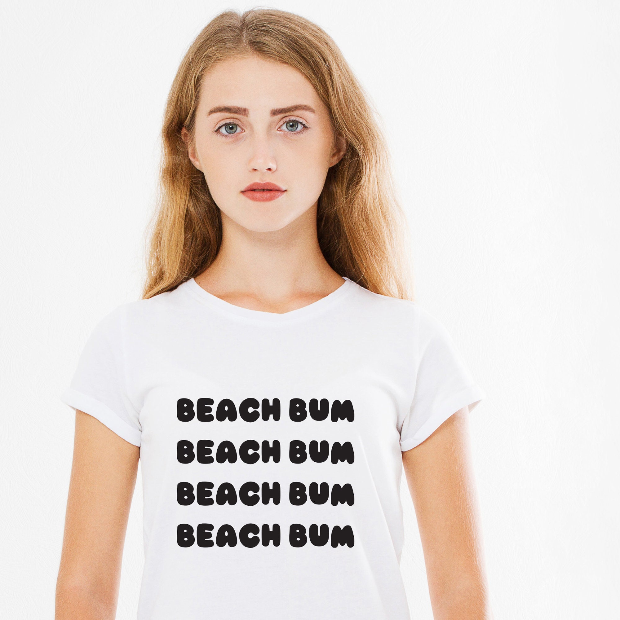Beach Bum SVG Beach Bun Bubble Font SVG Beach Bum Text SVG - Etsy Australia