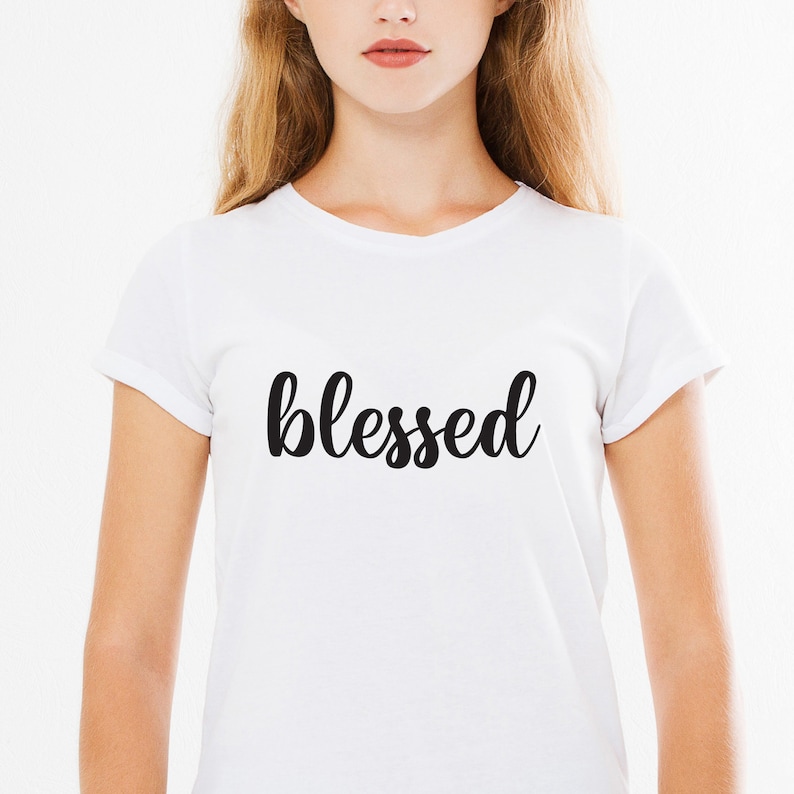 Blessed SVG Blessed Font SVG Blessed Text SVG Blessed Laser Cut File Blessed Script Font Blessed ...