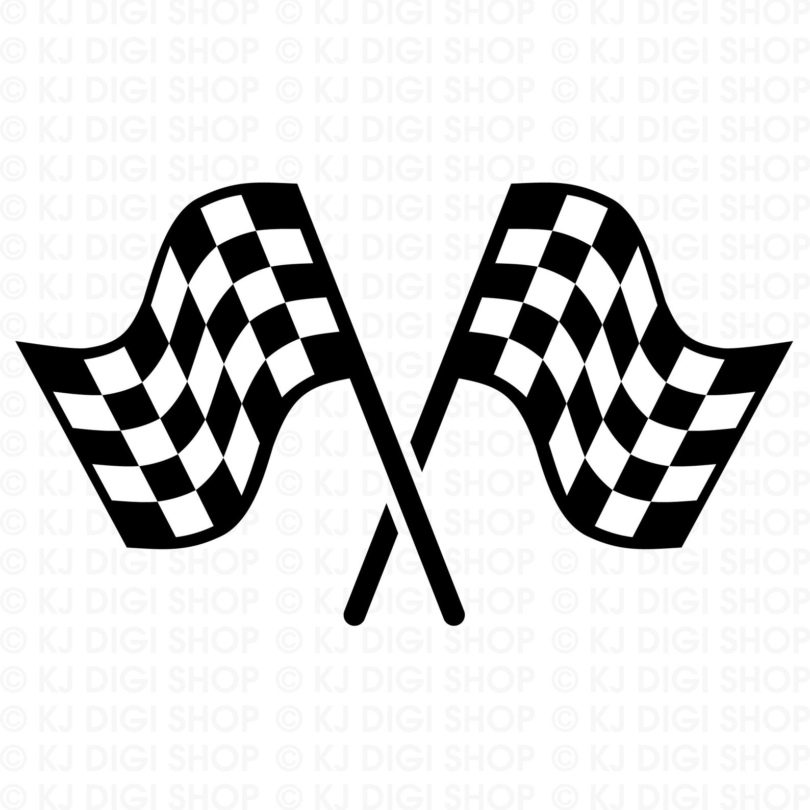 Crossed Racing Flags SVG Finish Flag SVG Checkered Flag SVG Checkered Racing Flag Svg Checker ...