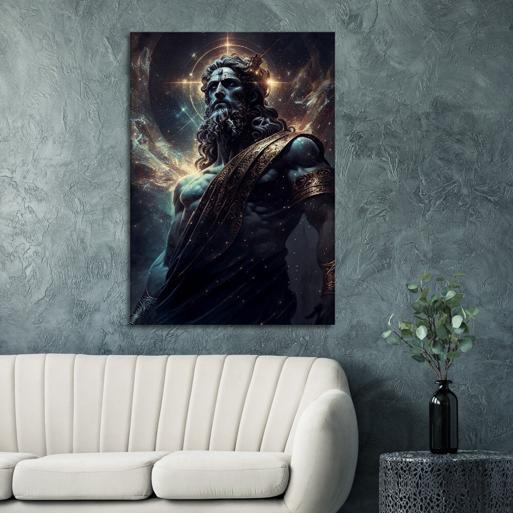Galactic Power: the Divine Glory of the Ancient Greek Gods 70x100 Cm ...