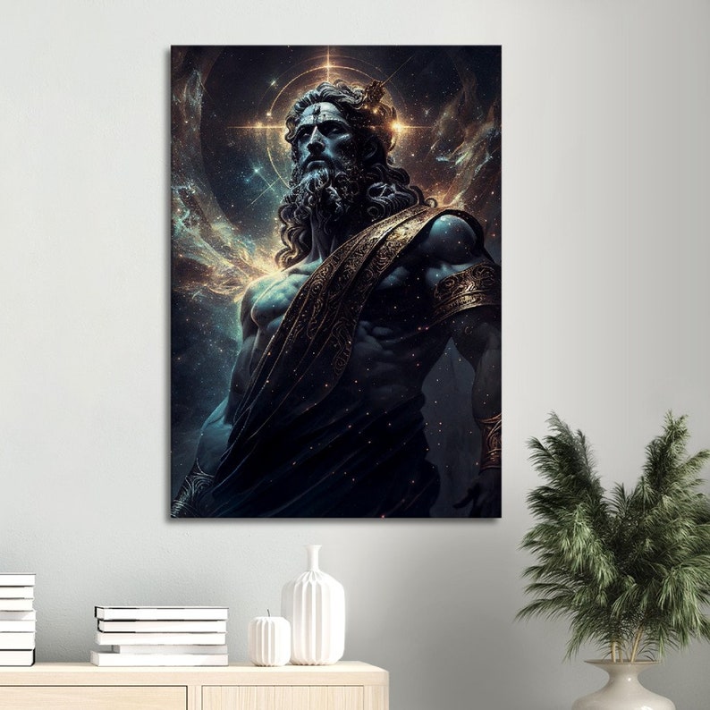 Galactic Power: the Divine Glory of the Ancient Greek Gods 70x100 Cm ...