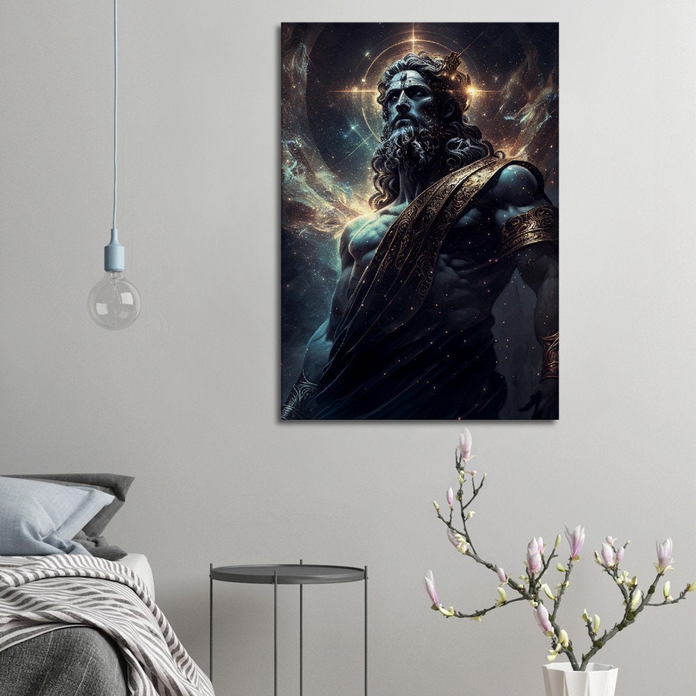 Galactic Power: the Divine Glory of the Ancient Greek Gods 70x100 Cm ...