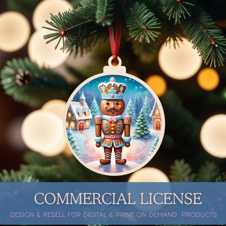 Nutcracker Gingerbread SVG and PNG Clipart Bundle for Winter and ...