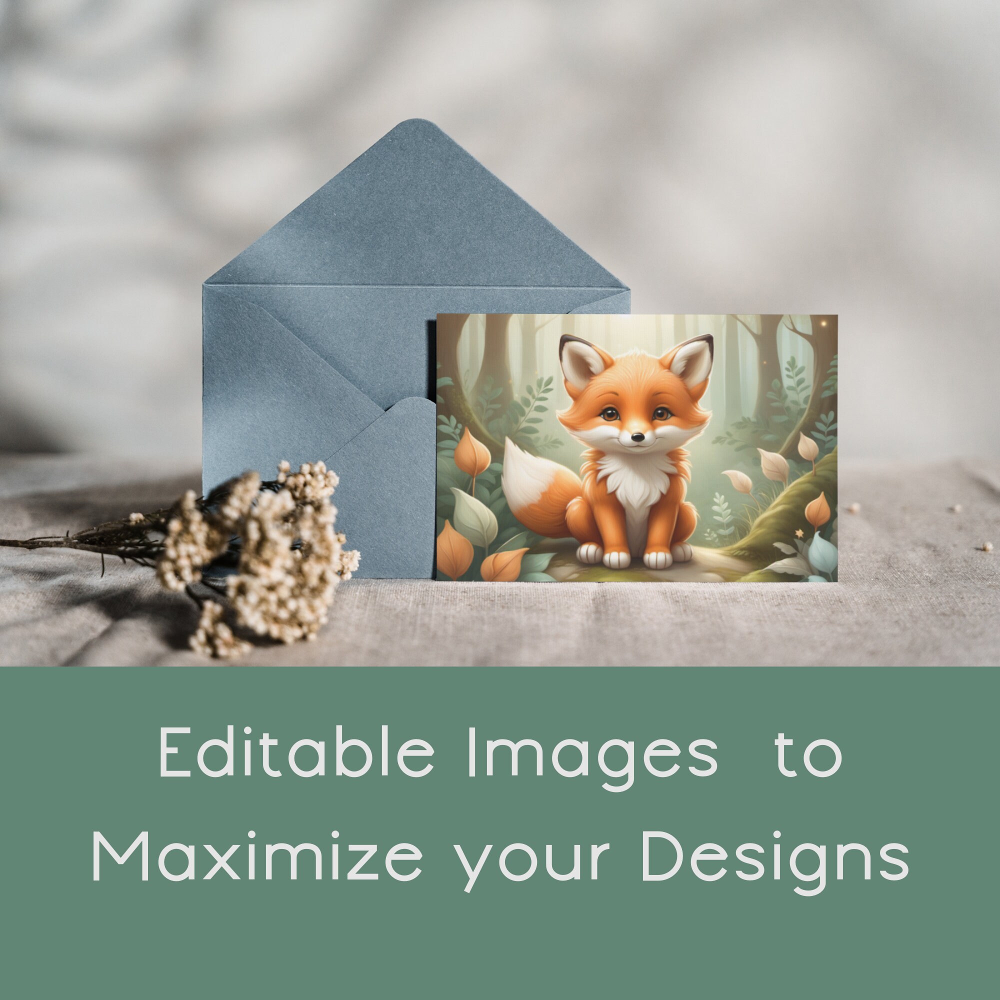 Whimsical Woodland Animals Clipart Bundle Cute SVG and PNG Free ...