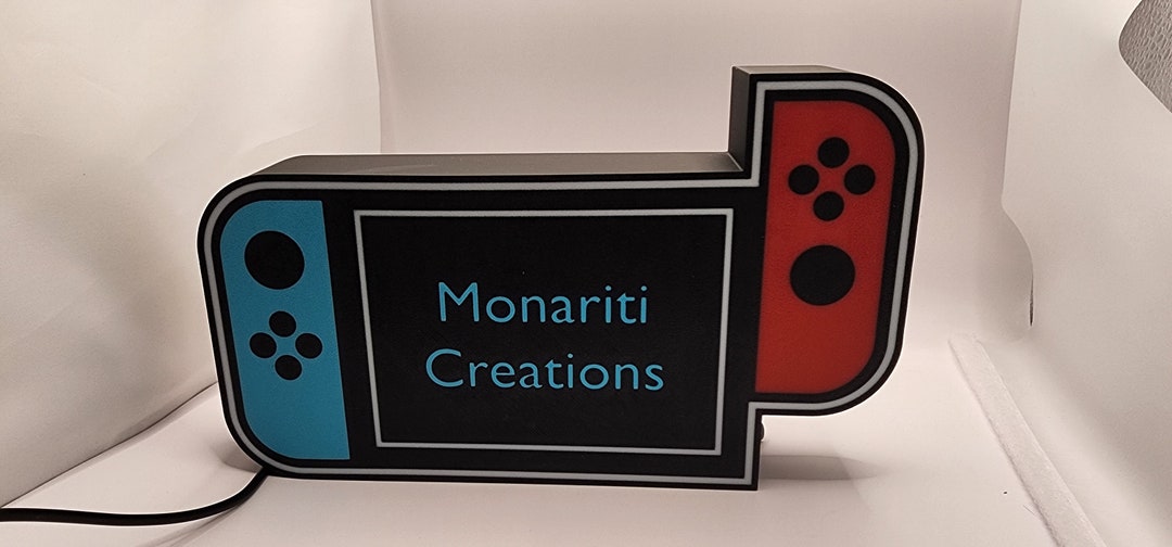 Custom Led Gamer Light Box - Etsy