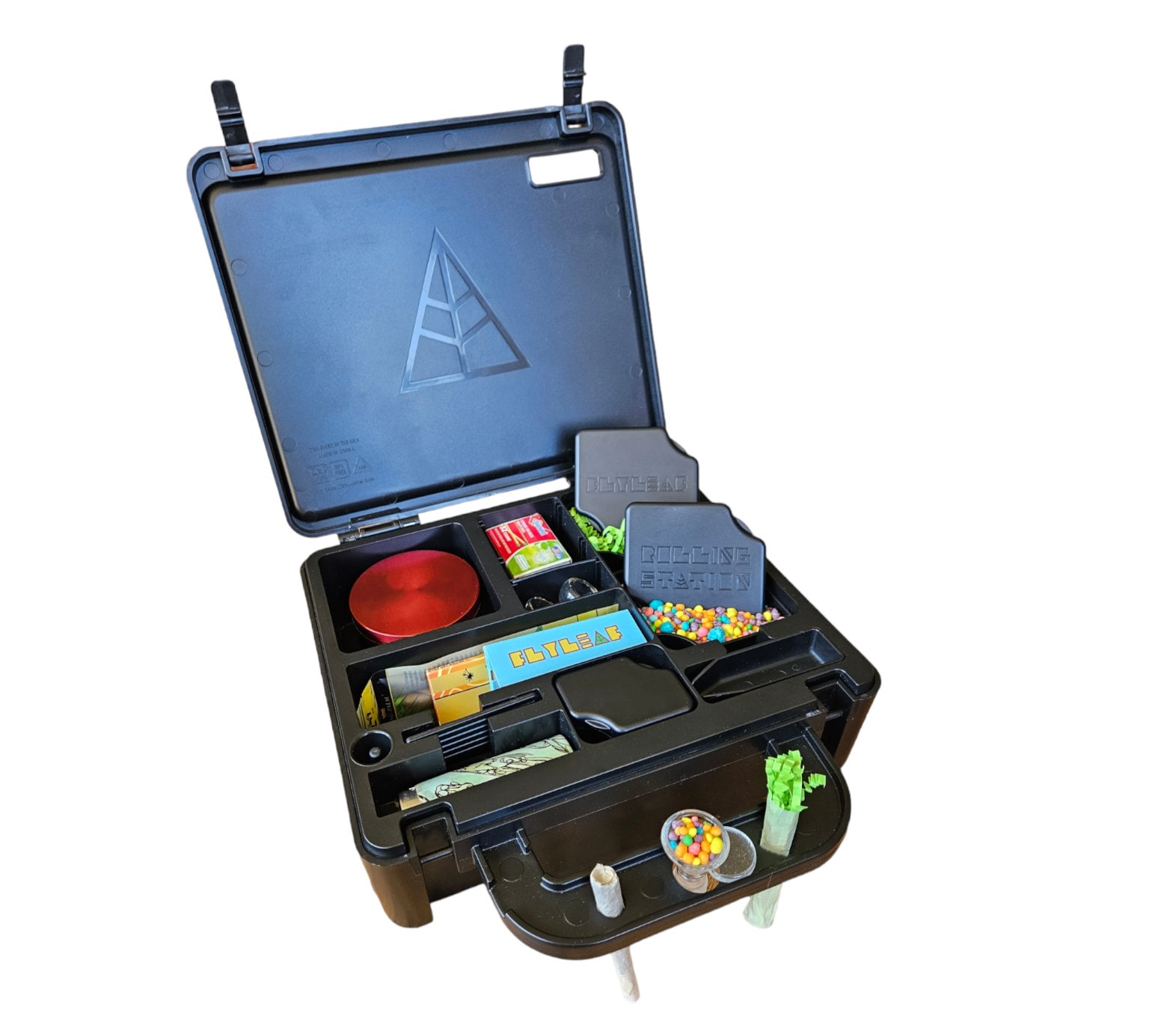 Portable Rolling Station - Utility Box With Stashbox - Etsy