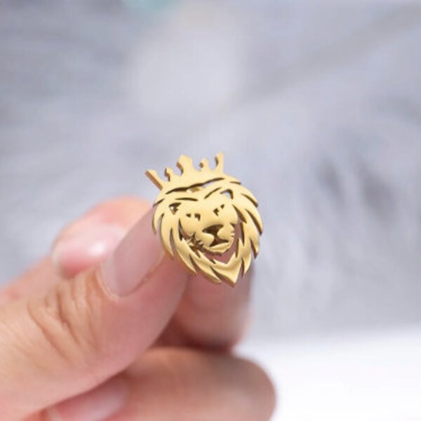 Lion Pin - Etsy