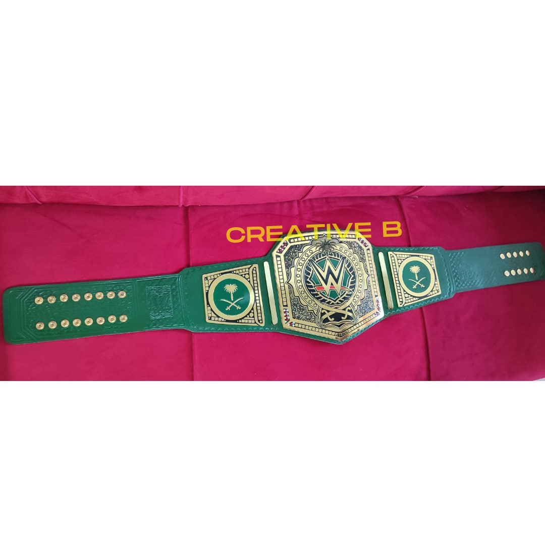 Ultimate Championship Universal Replica Title Belt in a Striking Green ...