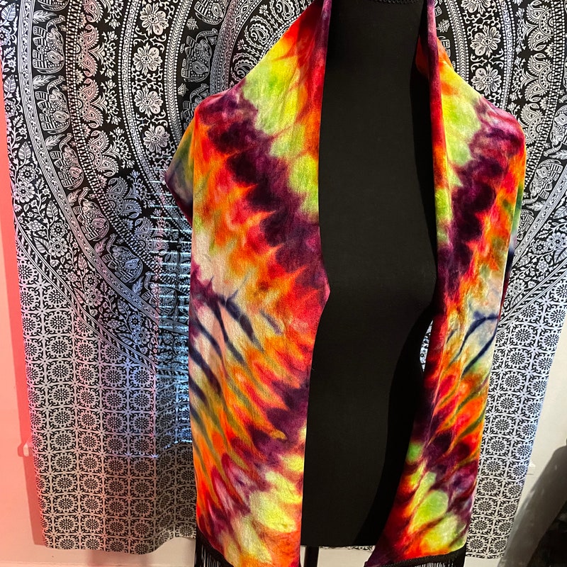 Tie Dye Scarf - Etsy