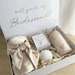 Neutral Boho Bridesmaid Proposal Box With Personalization and Magnetic ...