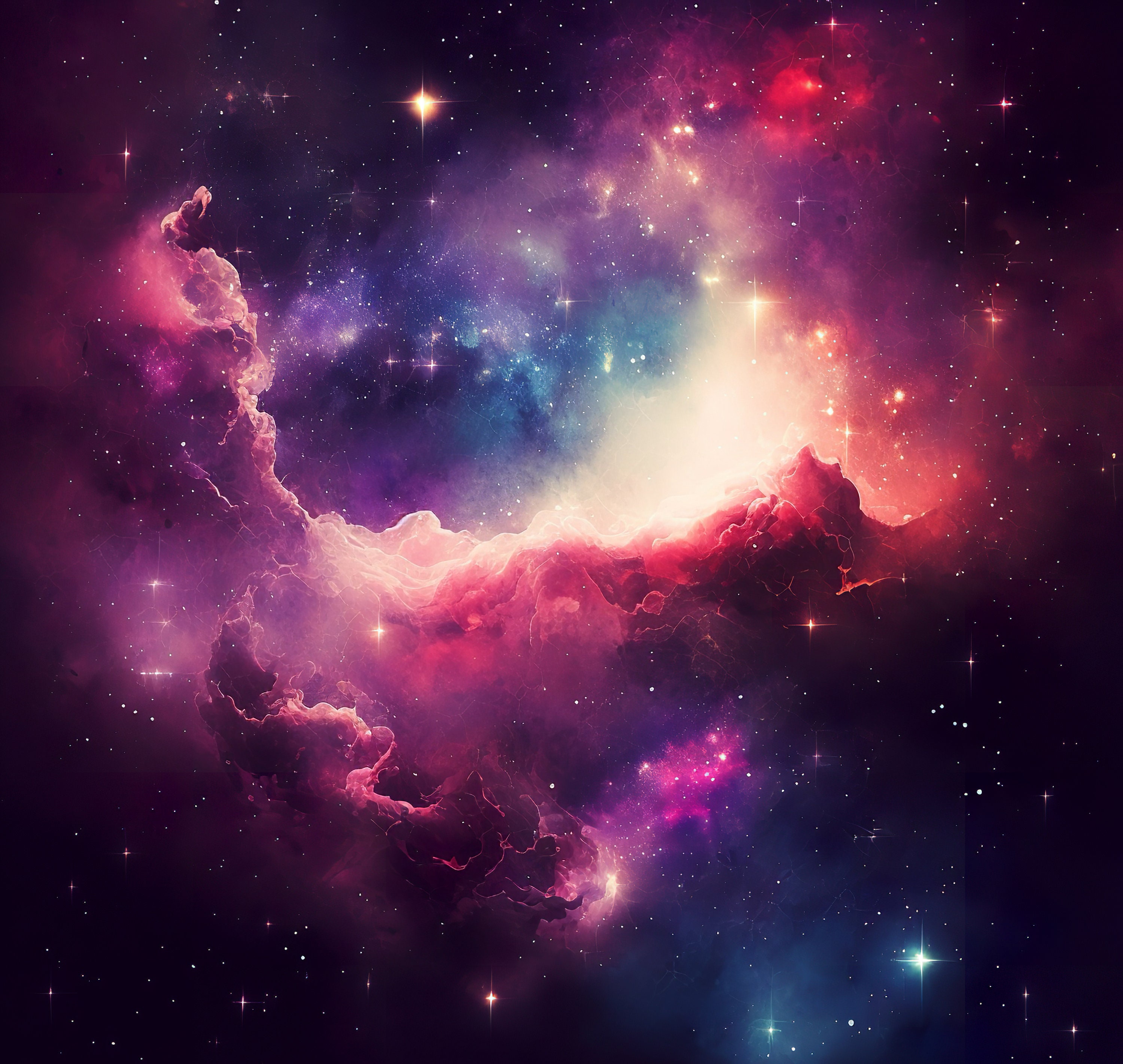 Galaxy Backgrounds Cosmic Digital Papers 21 Pack | Beautiful ...