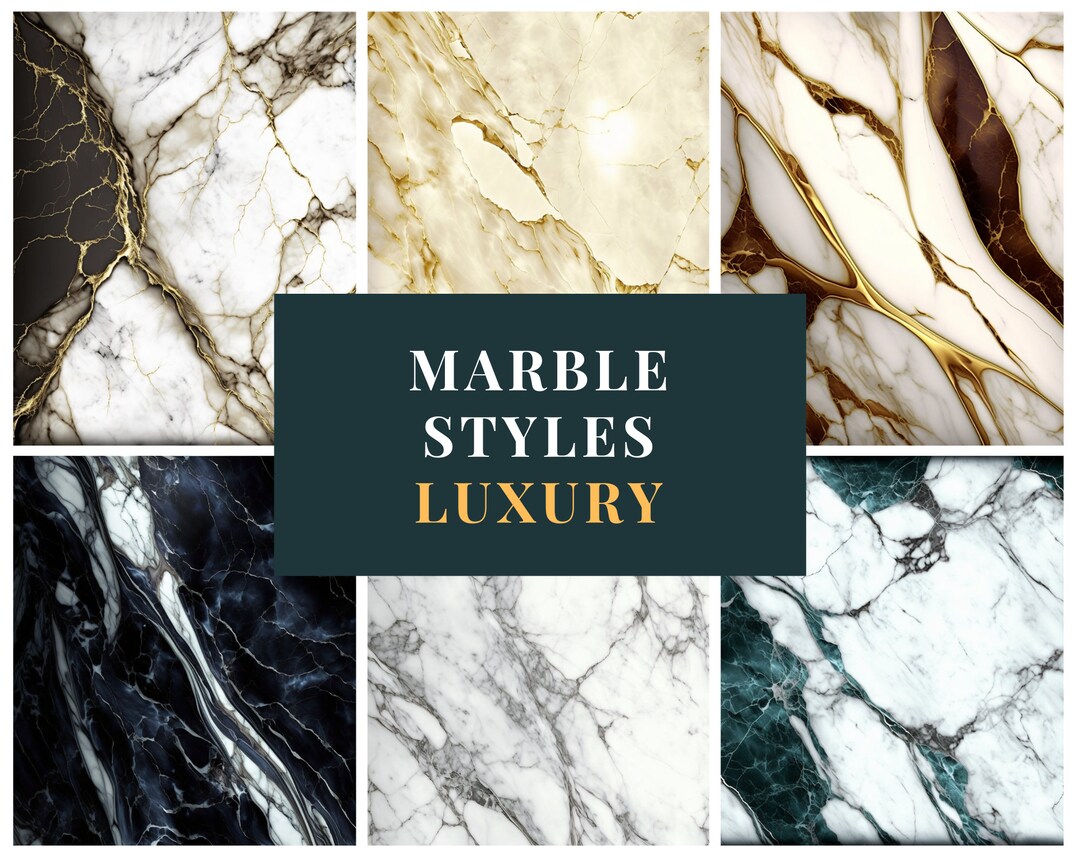 Marble Style Backgrounds Luxury Digital Papers 32 Pack | Beautiful ...