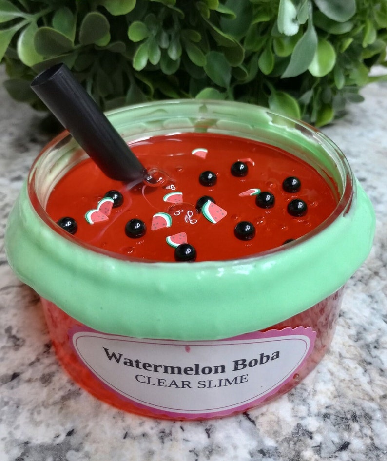 Watermelon Boba - Etsy