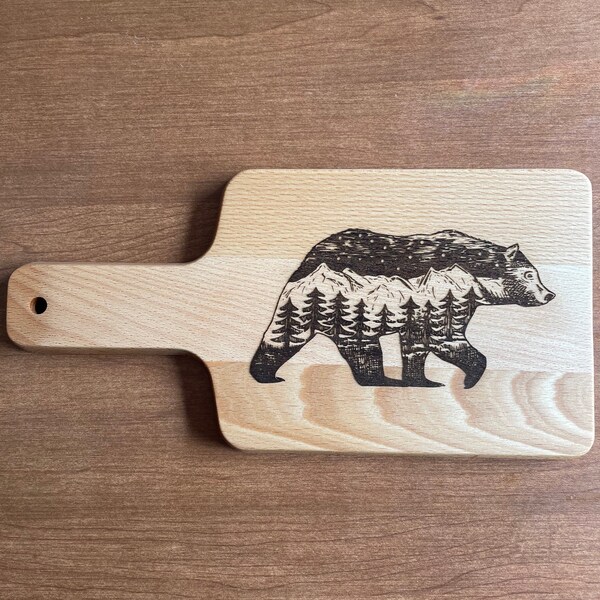 Bear Cutting Board - Etsy