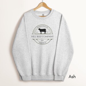 Custom Cattle Farm Sweatshirt Heifer Version Local Beef/cattle Farmer ...