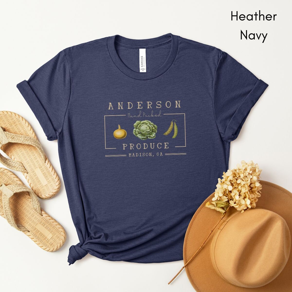 Custom Farm Tee Local Produce Dealer T-shirt Personalized Vegetable ...