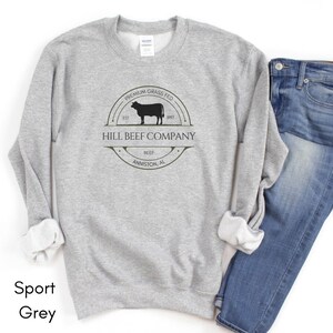 Custom Cattle Farm Sweatshirt Heifer Version - Local Beef Farmer ...